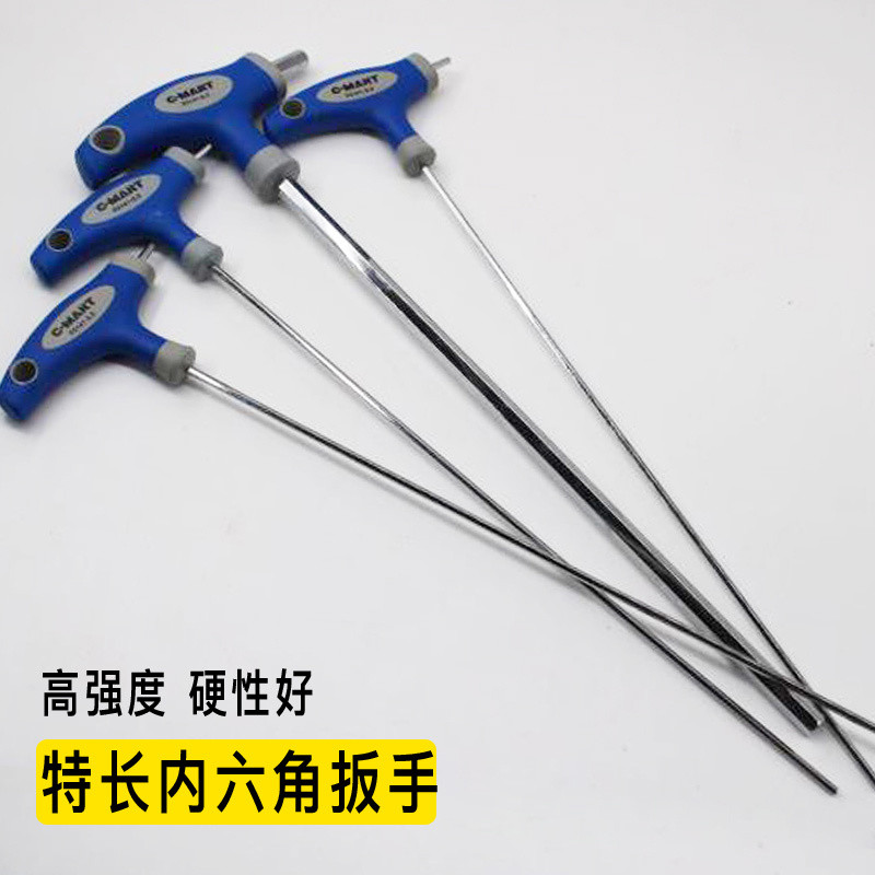Extra Long t-Type Allen Wrench with Handle Extra Long Rod Hexagon Six ...