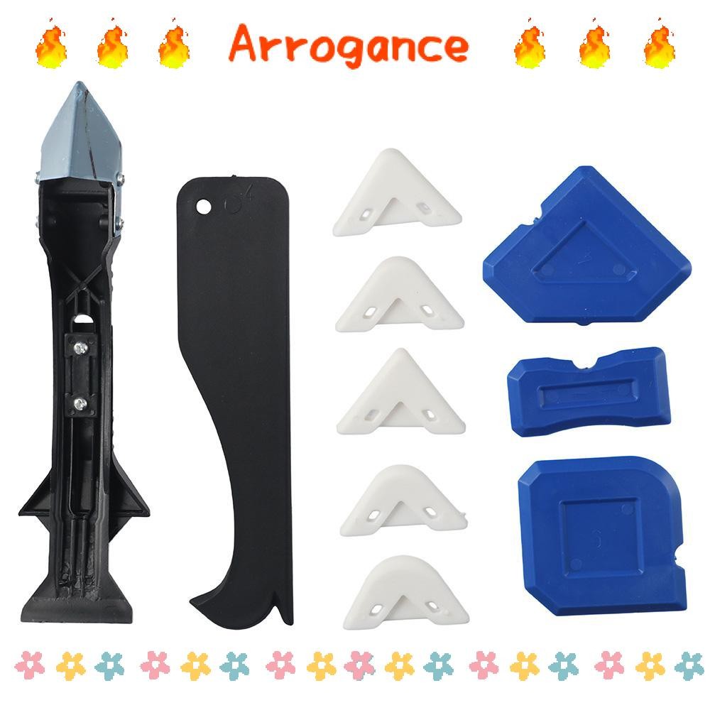 ARROGANCE Grout Scraper Kit, Silicone Stainless Steel Silicone Caulking ...