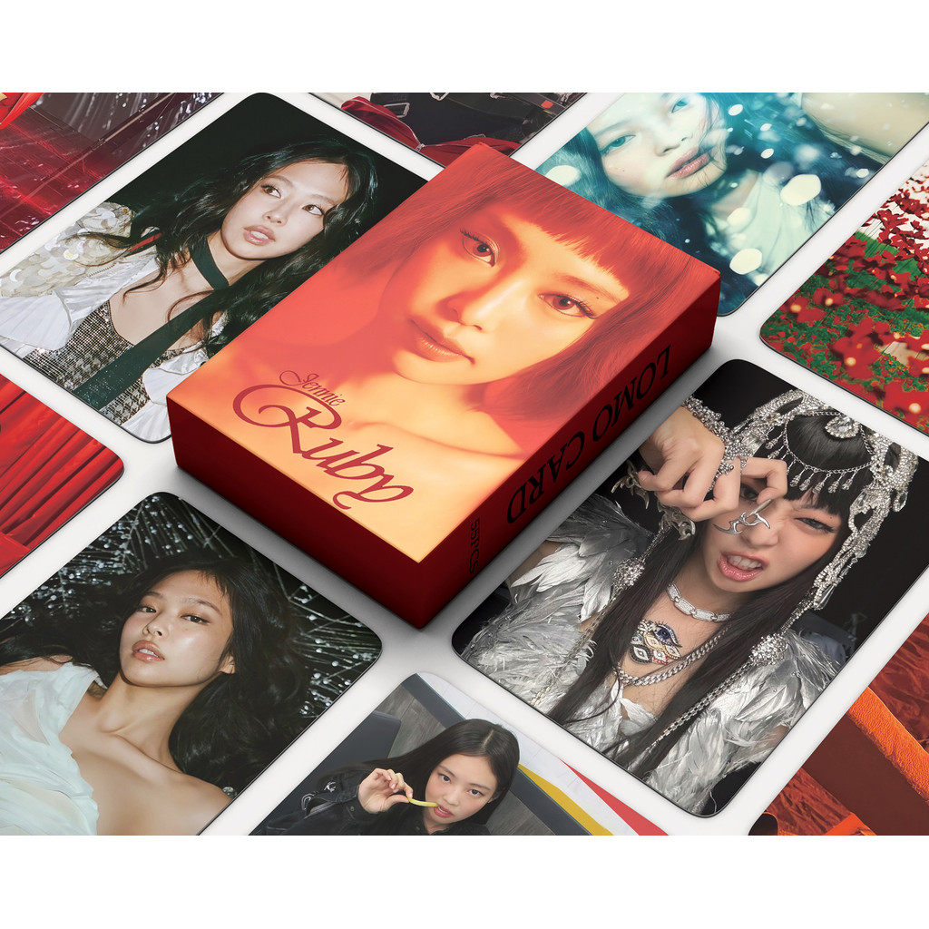 55pcs BP Jennie Ruby Lomo Cards Lisa Alter Ego BORN AGAIN JISOO ...