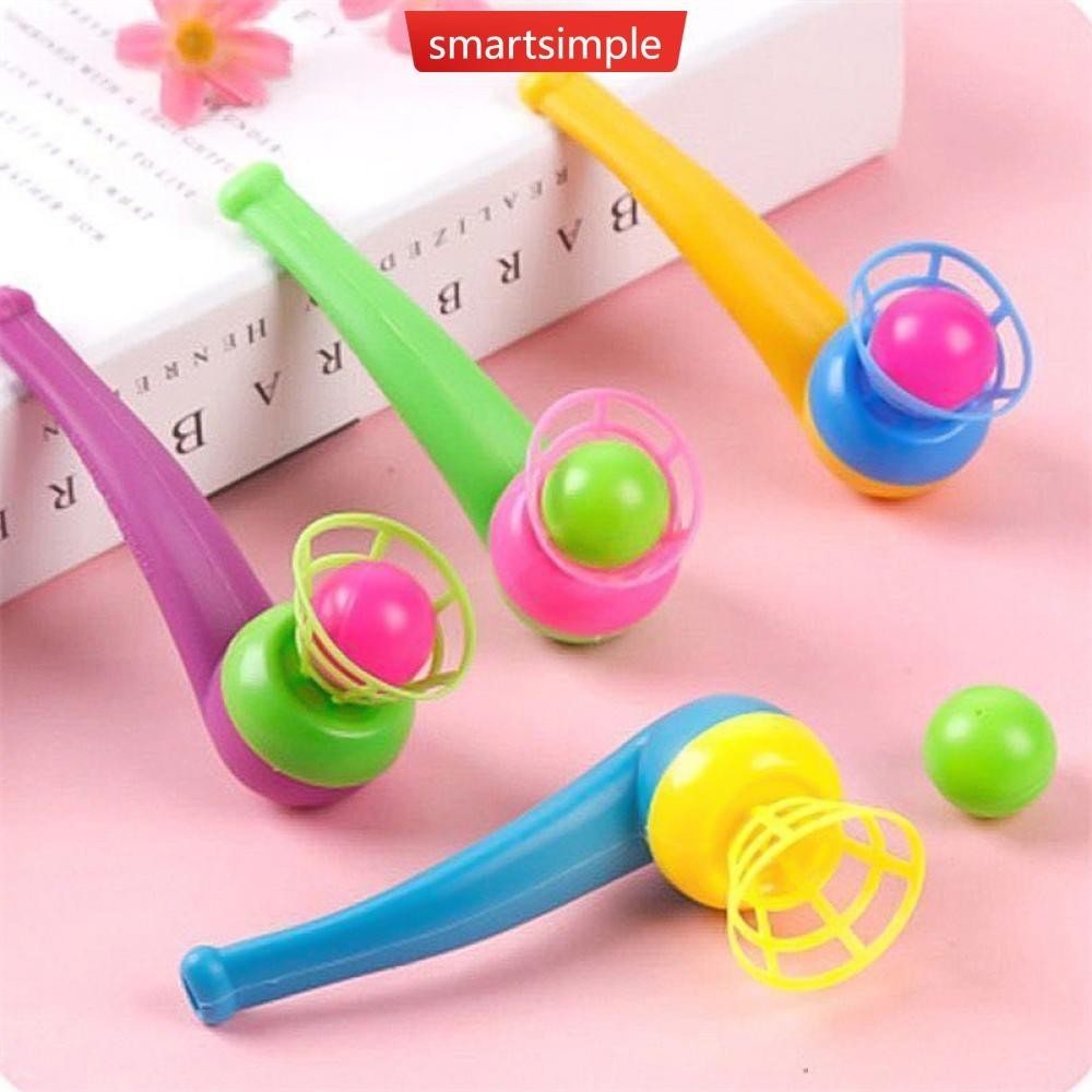 SMARTSIMPLE Kids Magic Tricks Floating Blow Balls Tube Toy Traditional ...