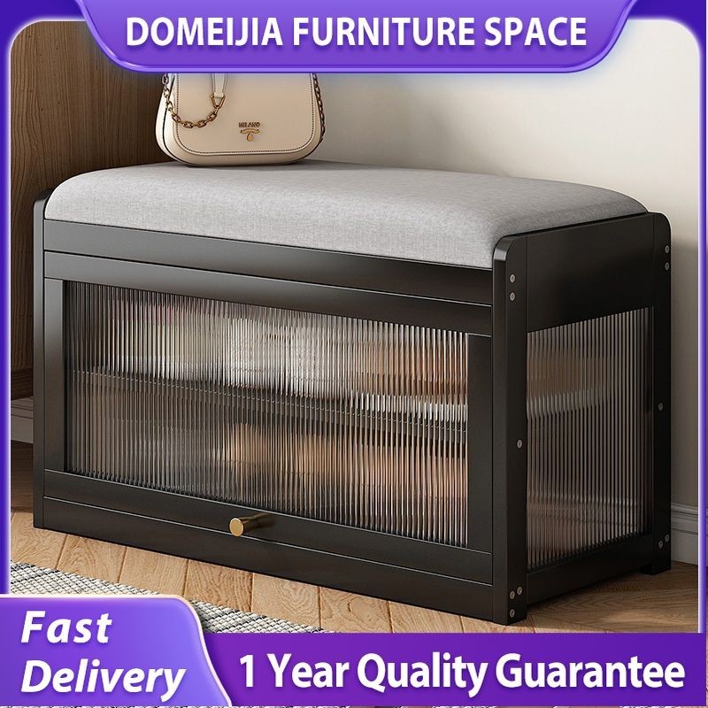 Shoe Changing Stool Entrance Door Shoe Cabinet Integrate Sitting Stool ...