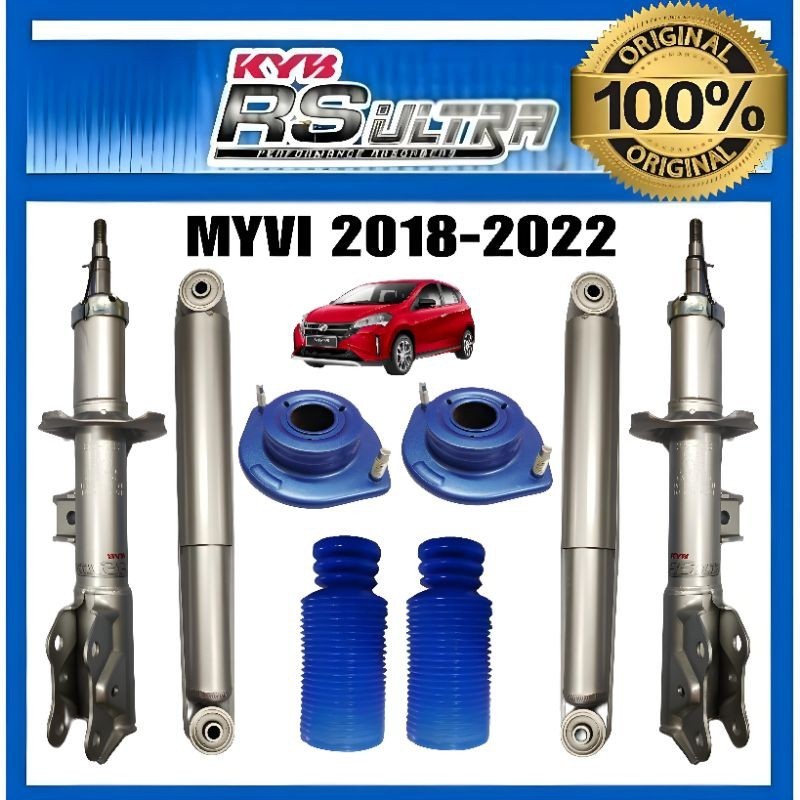 PERODUA MYVI 2018 NEW D20N GEN3 ABSORBER FRONT / REAR KYB RS ULTRA HEAVY DUTY ORIGINAL KAYABA ...