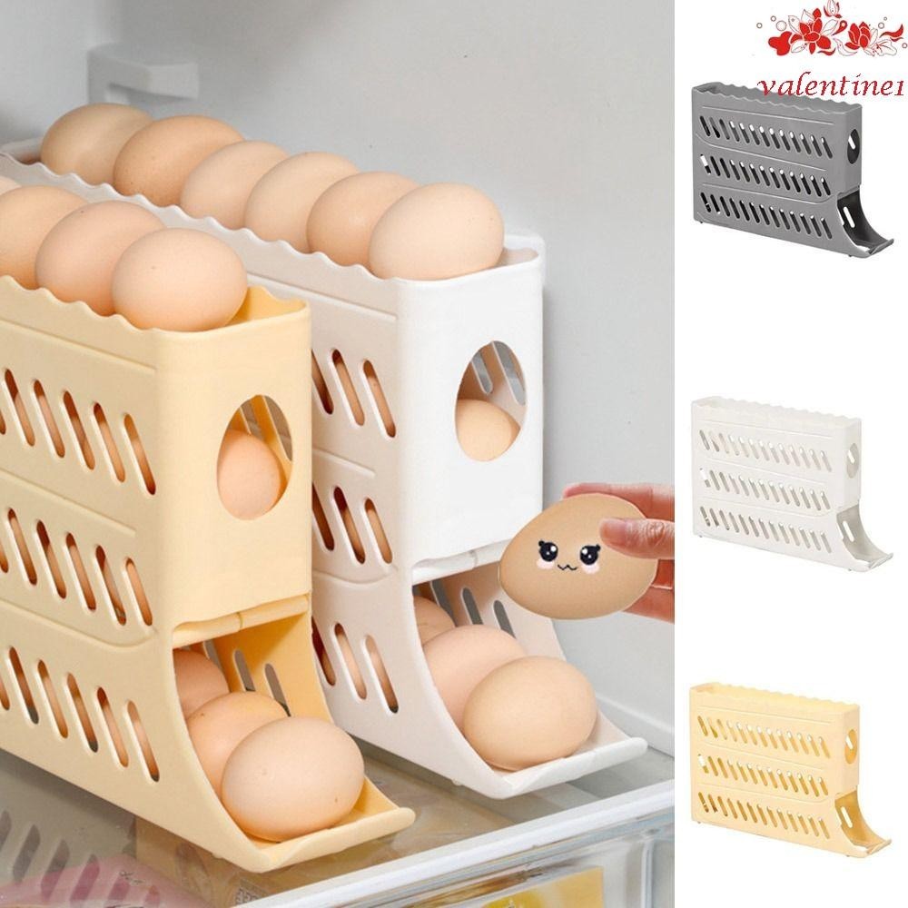 VALENTINE1 Automatic Scrolling Egg Rack, 30 Grids Large Capacity ...