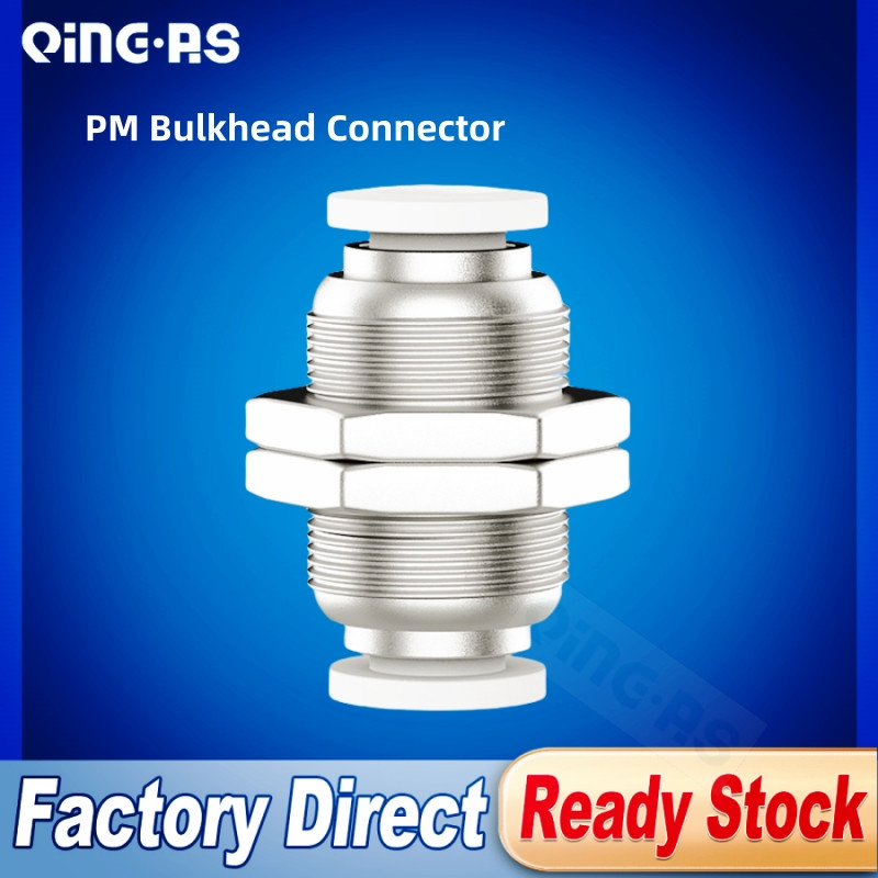 Ready stock Pneumatic Connector PM Partition Quick Plug Connector PM04 ...