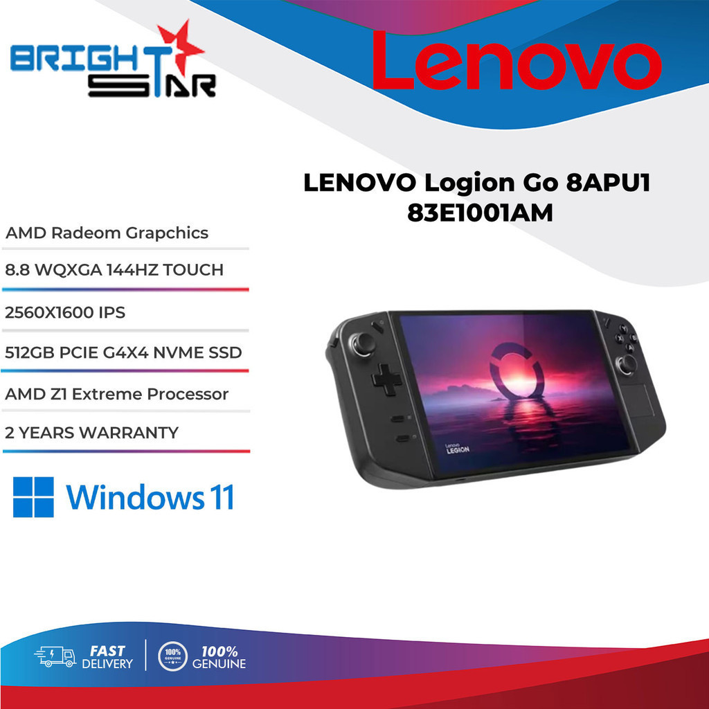 LENOVO Legion Go 8APU1 83E1001AMJ - ( 8.8"/AMD Z1 Extreme/16GB/512GB ...