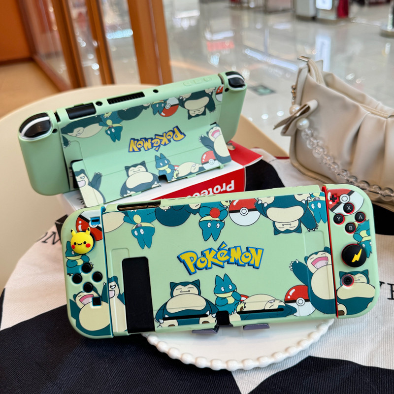Cute Pikachu Themed Soft Protective Case for Nintendo Switch and Switch ...