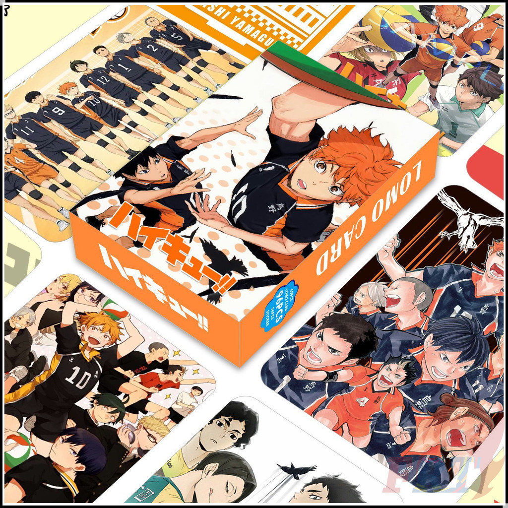 96Pcs/Box Anime Haikyuu!! Series 01：60Pcs Double Sided Lomo Cards ...