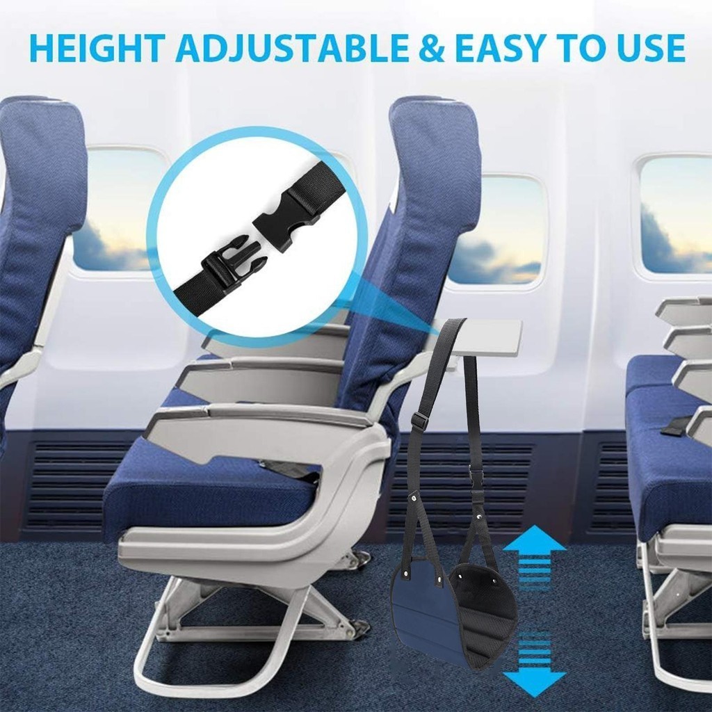 Foot Hammock for Airplane Travel Flight Foot Rest Airplane Footrest ...