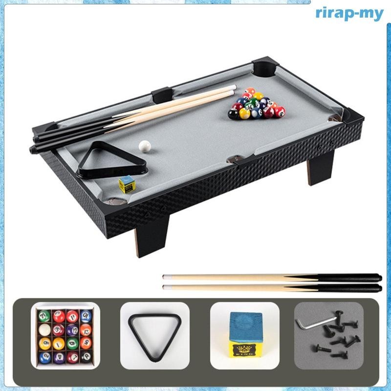 [RirapMY] Pool Table Set Billiard Cues Home Office Use 15 Colorful ...