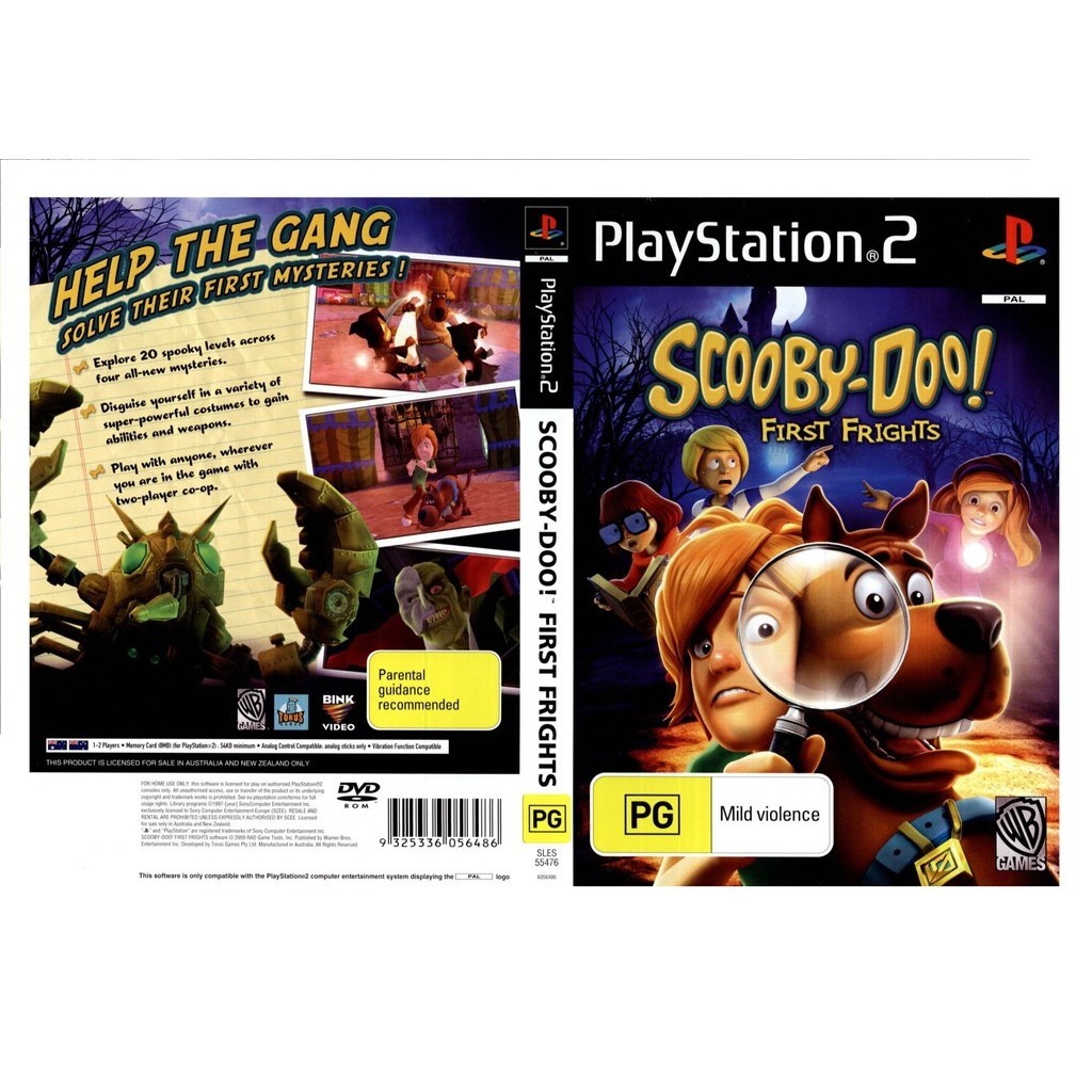 （PS2 Games CD DVD）PS2 Scooby Doo! First Frights (DVD Game) | Shopee ...
