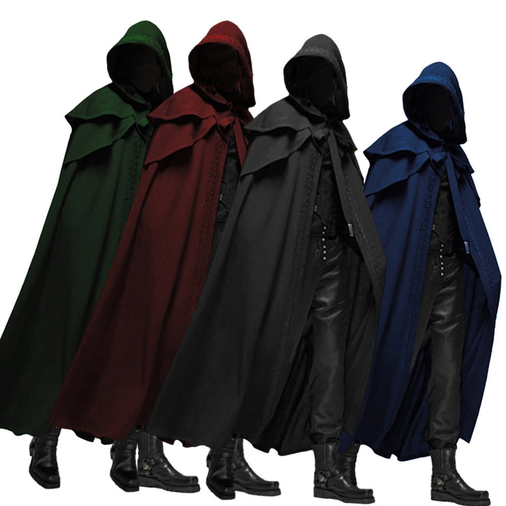 Medieval God Staff Church Killer Cloak Costume Assassin's Creed Pastor ...