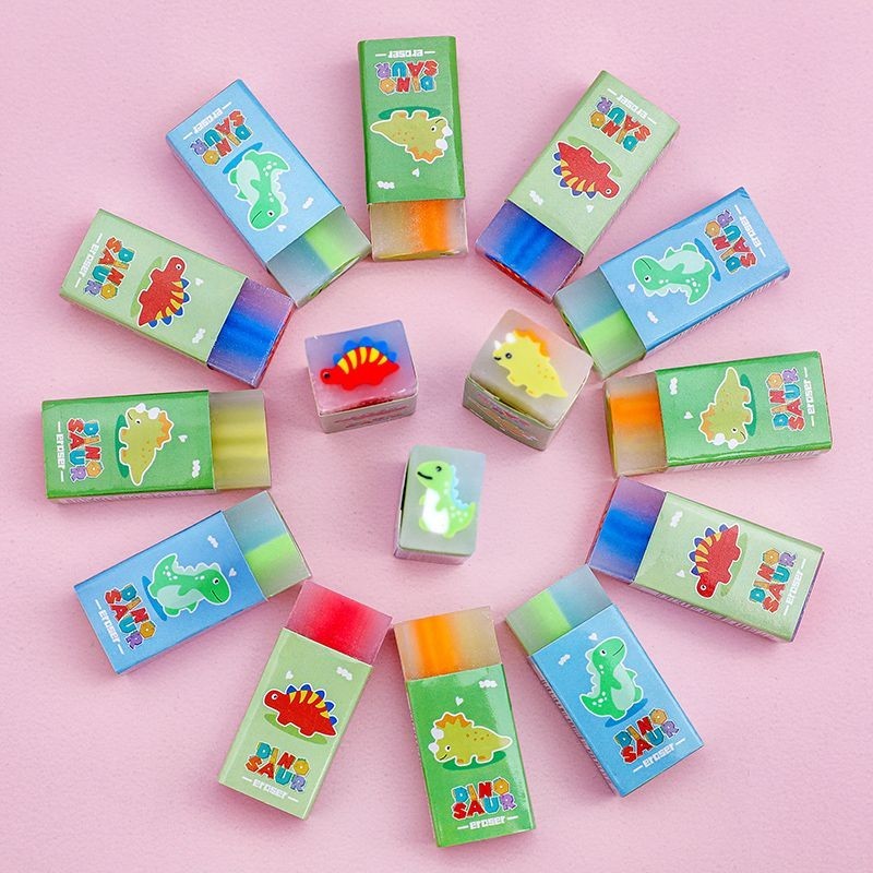 Dinosaur Sandwich Eraser Primary School Students Exam Learning Painting ...