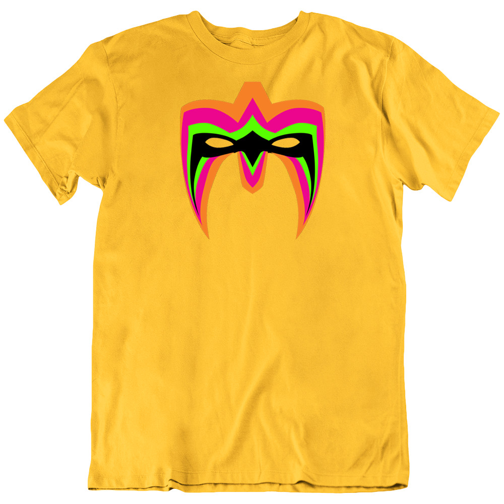 Ultimate Warrior Mask Wrestling Pro Wrestler Bodybuilder T Shirt ...