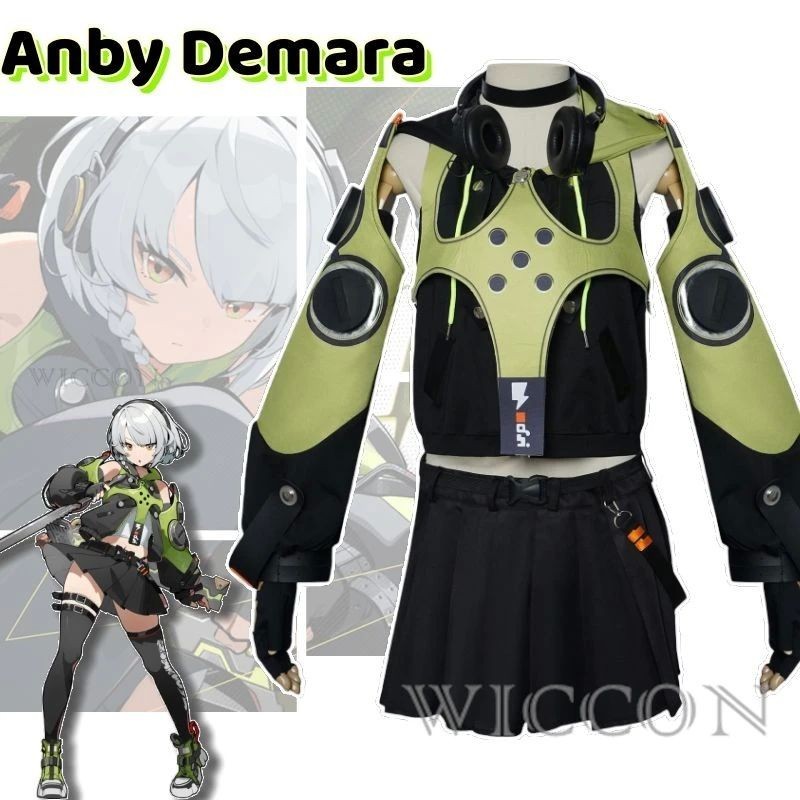 Anby Demara Anime Game Zenless Zone Zero Cosplay Costume Clothes Wig ...
