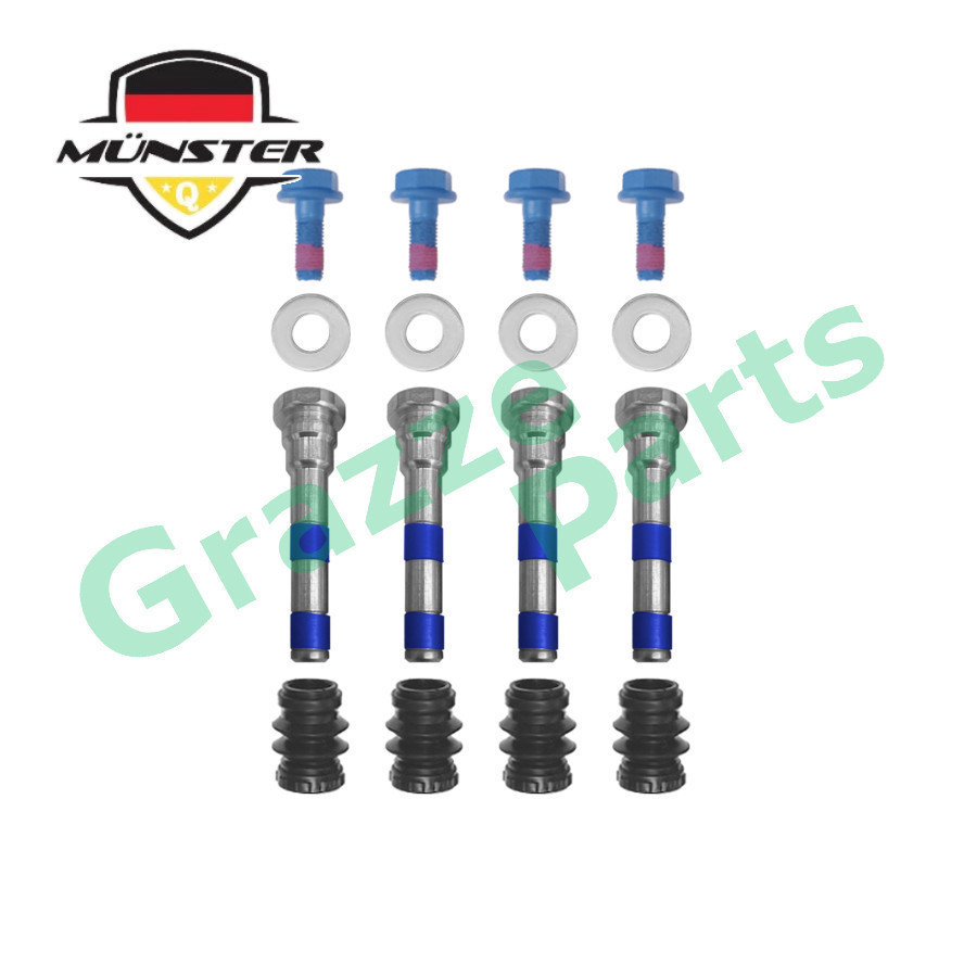 Münster Front Disc Brake Caliper Guide Pin Bolt Screw Repair Kit Boot ...