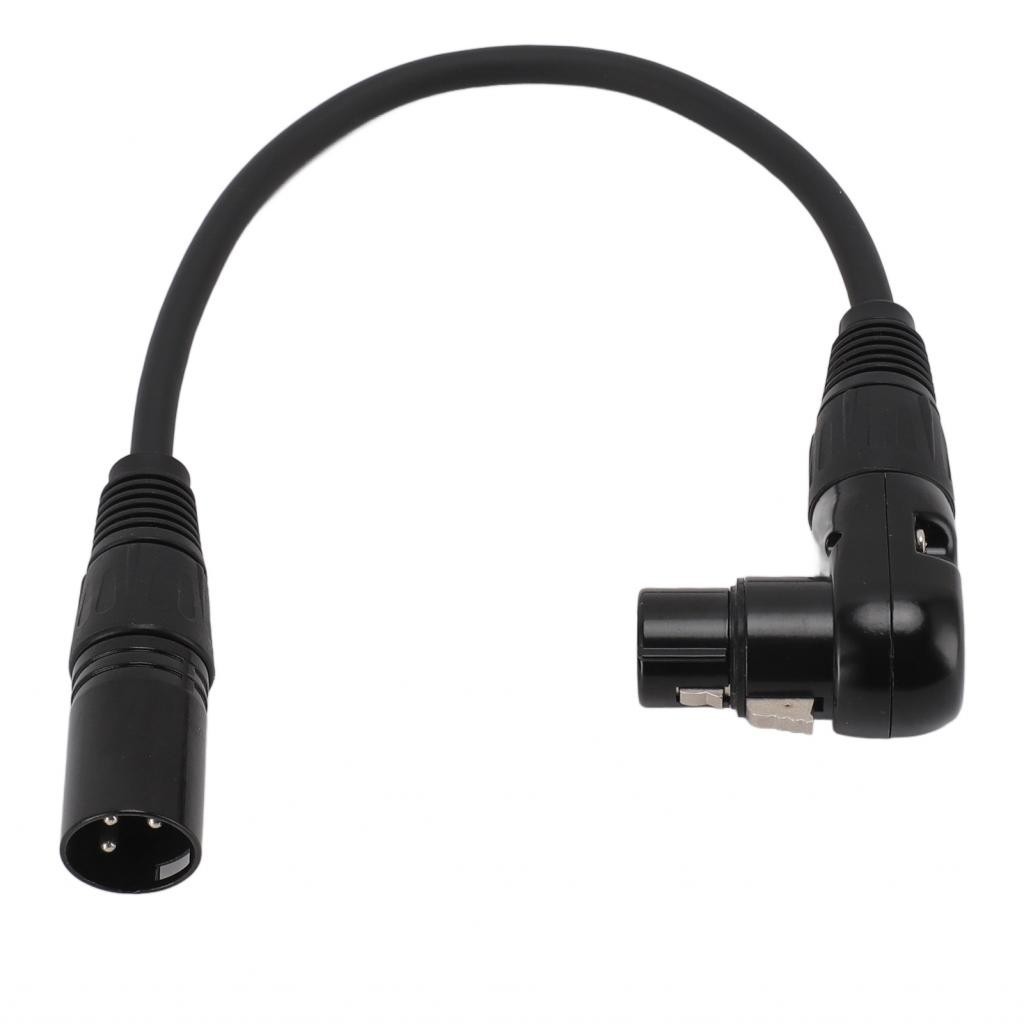 Sudi XLR Microphone Extension Cable Adapter Anti Interference Right ...