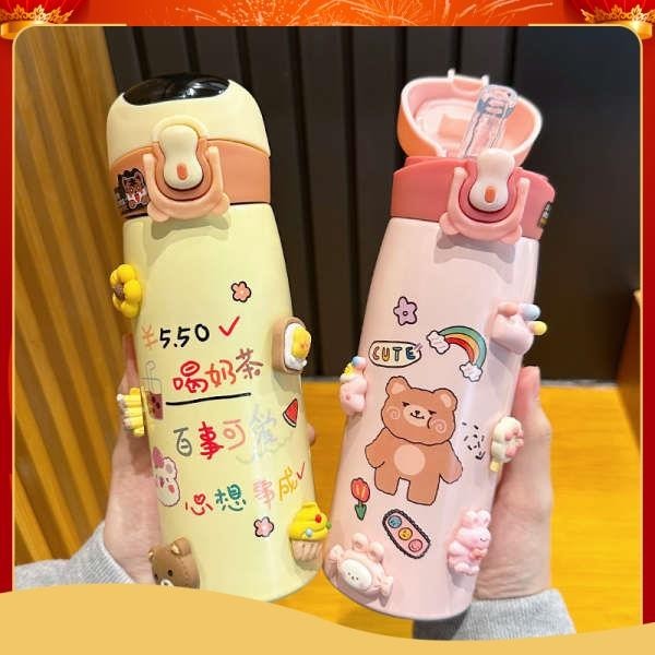 botol air budak sekolah botol air kuromi Cawan termos kanak-kanak untuk ...