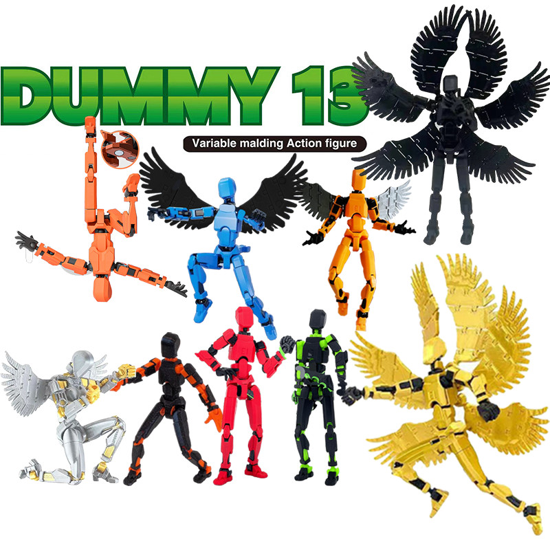 Robot Angel T13 Action Figure Dummy 3D Printing Model Lucky 13 ...