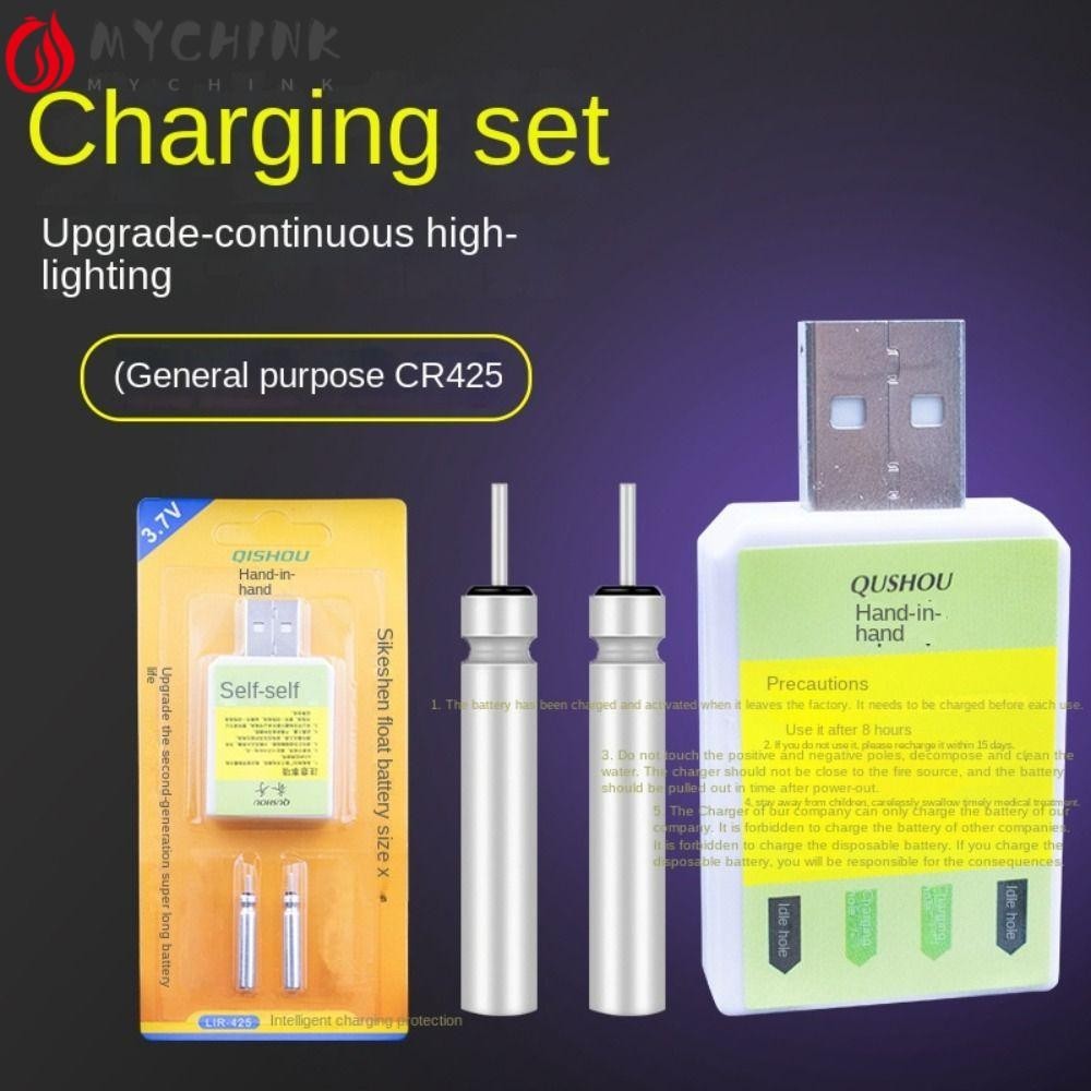 CHINK USB Charger, 4 Holes Electric Buoy Tackle Fishing Float Battery ...