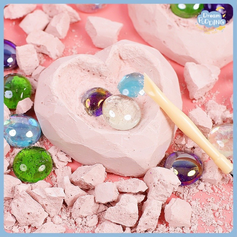 Archaeology Mining Toys Digging Gems Knocking Fossil Ore Children's ...
