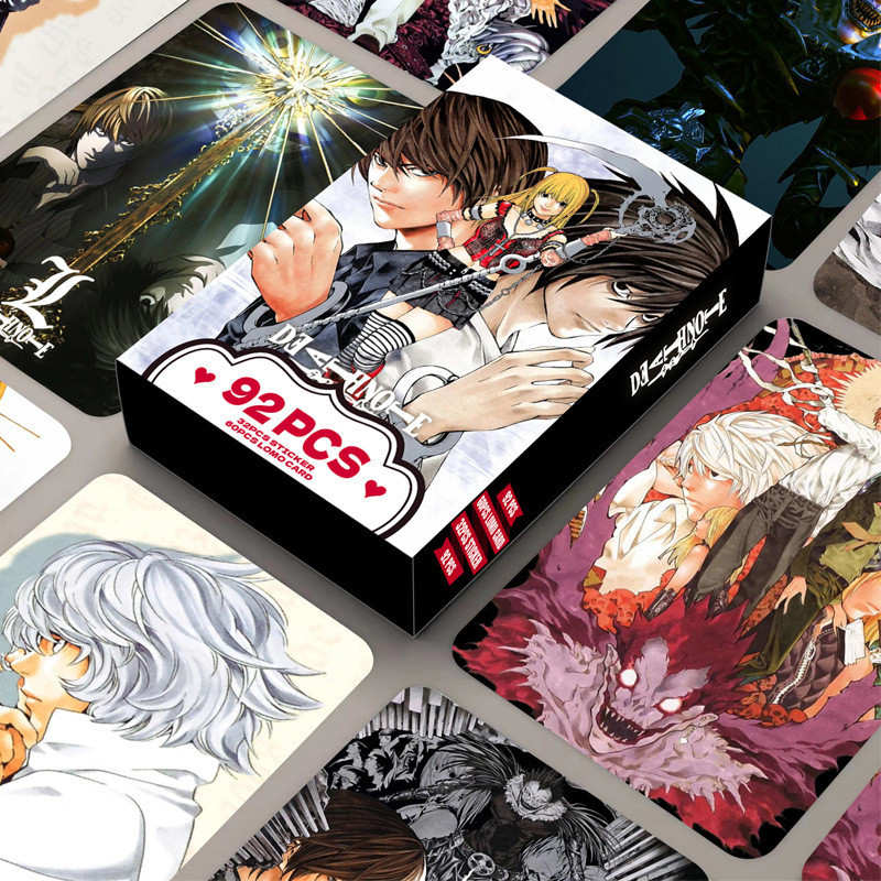 Death Note Photocard Lomo Card Postcard Sticker 92pcs/box | Shopee Malaysia