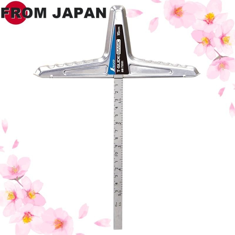 Shinwa Sokutei Circular Saw Guide Ruler T Slide Basic, Combined Scale ...