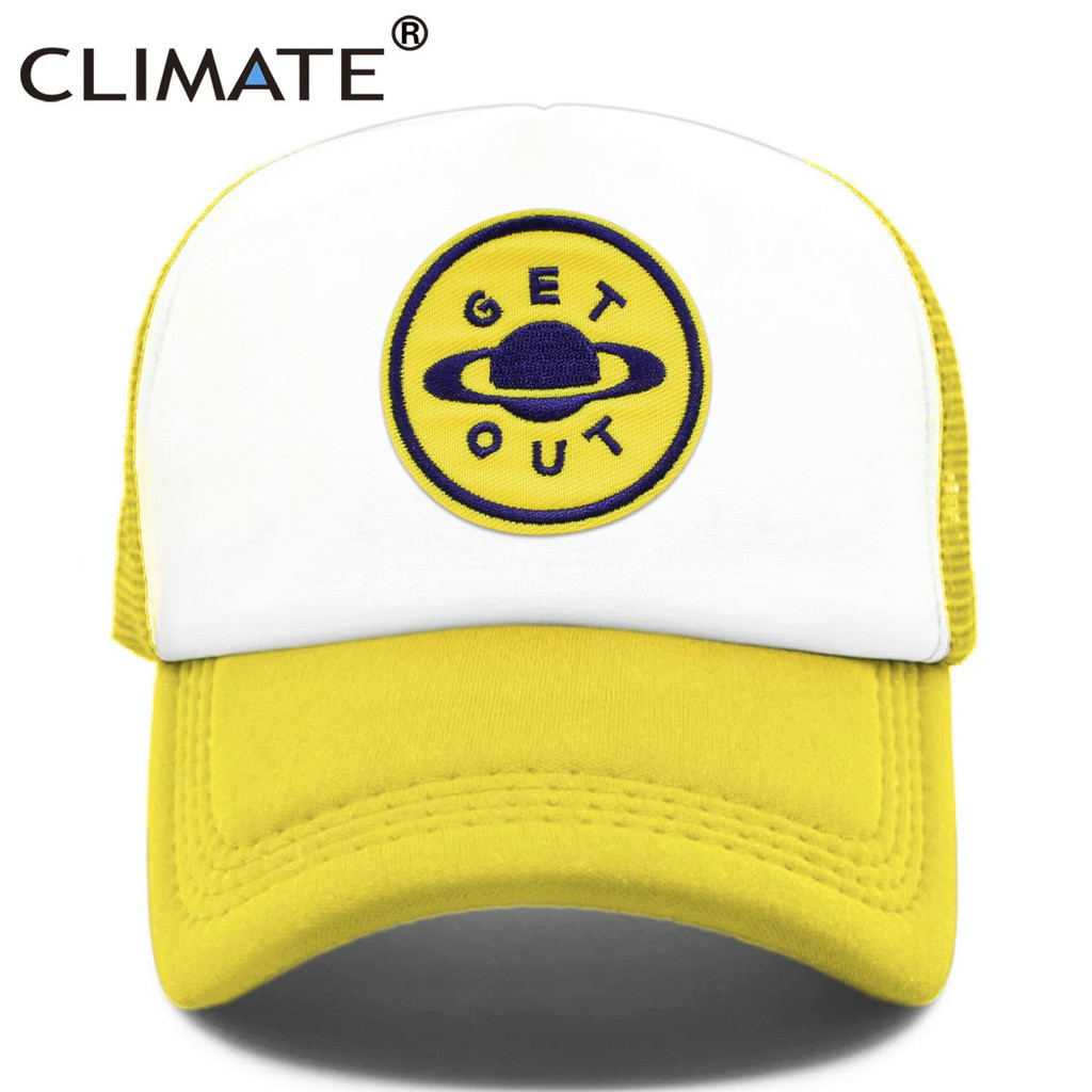CLIMATE Get Out Trucker Cap Hat Escape To Outer Space Exoplanet Mesh ...