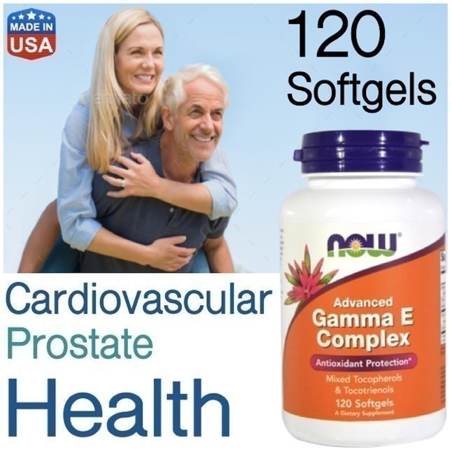 NOW Foods, Gamma E Complex, Advanced Gamma E Complex (Vitamin E), 120 ...