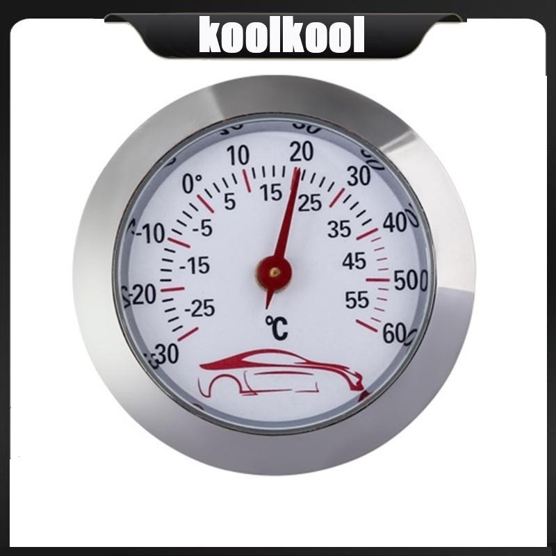 Kool Dial- Type Analog Temp Monitor -30 to 60℃ Mini Car Embedded ...