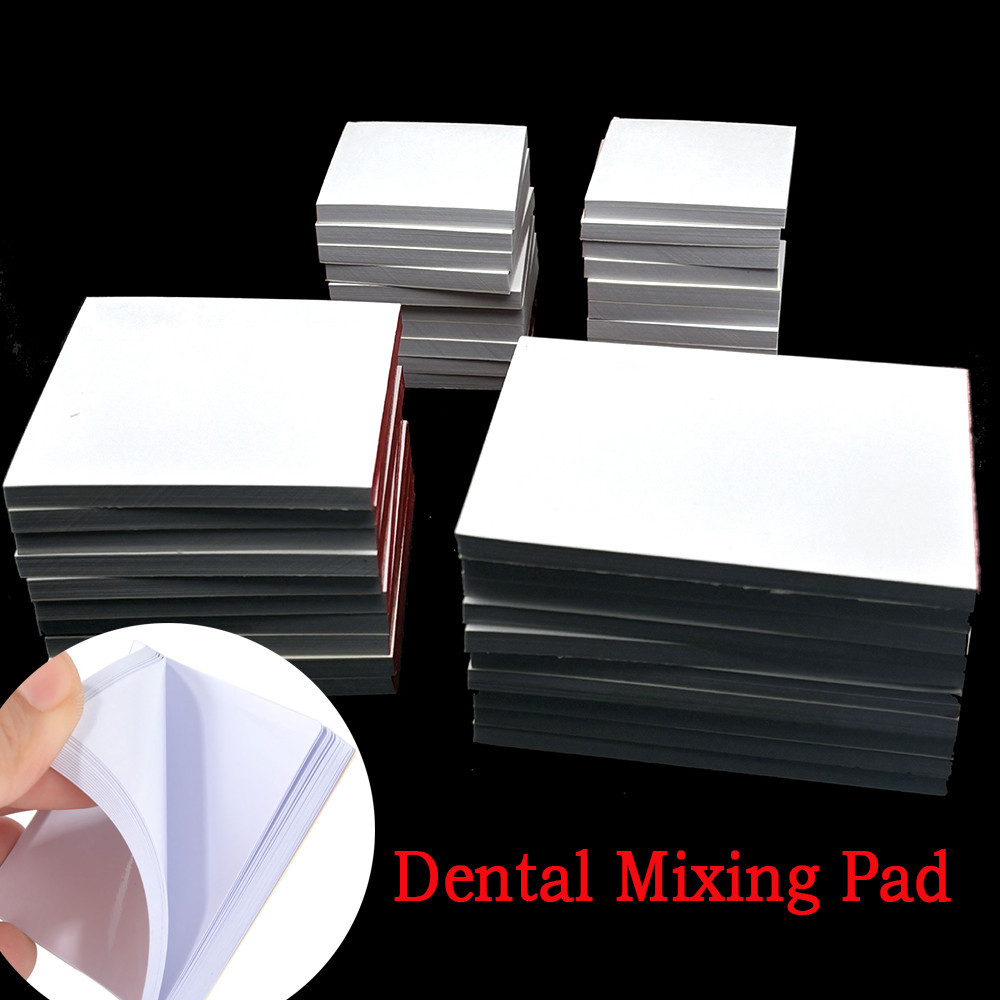 Dental Mixing Pad Laboratory Thickening White Cementing Paper Dental ...