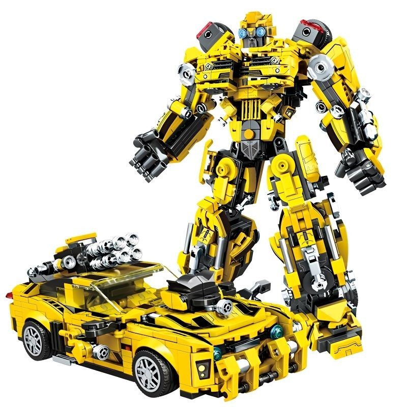 Compatible with Lego Building Blocks Transformers Bumblebee Car Robot ...