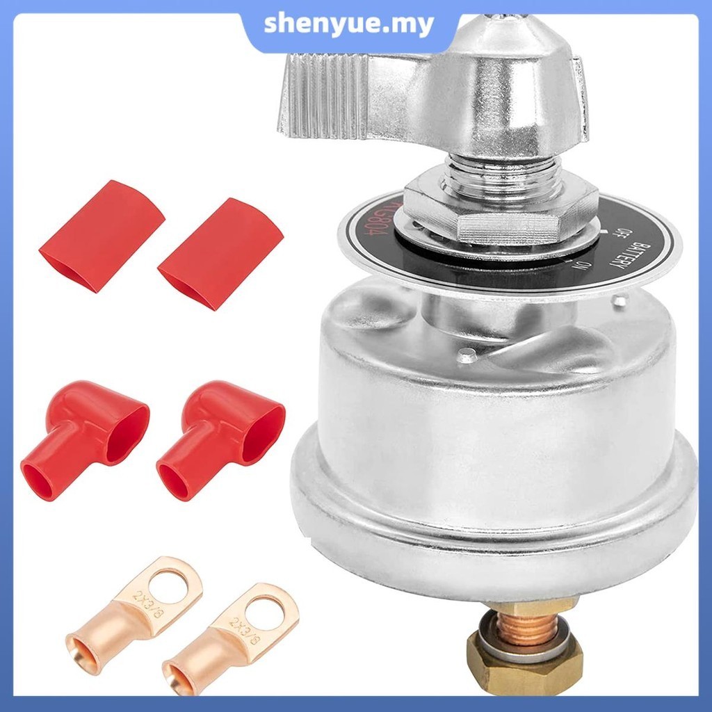 High Current Battery Disconnect Switch 12-48V DC Battery Power Cut Off ...