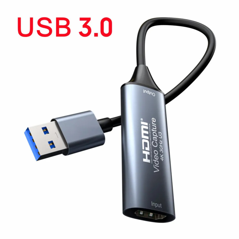 HDMI to USB 2.0 USB 3.0 USB-C Video Grabber Box 4K 30Hz HDMI Video ...