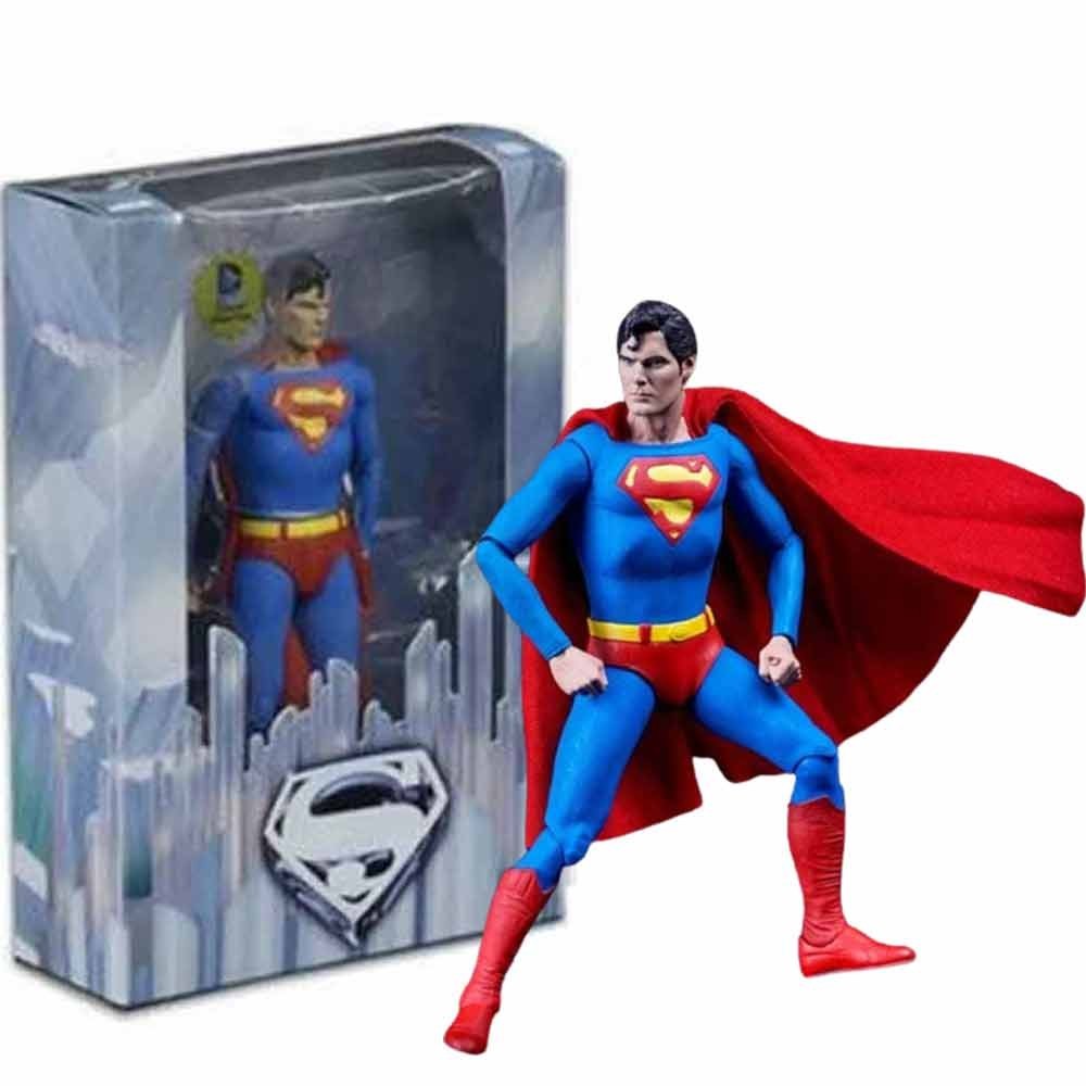 NECA 1978 Superman Christopher Reeve Version 7” Action Figure DC Comics ...