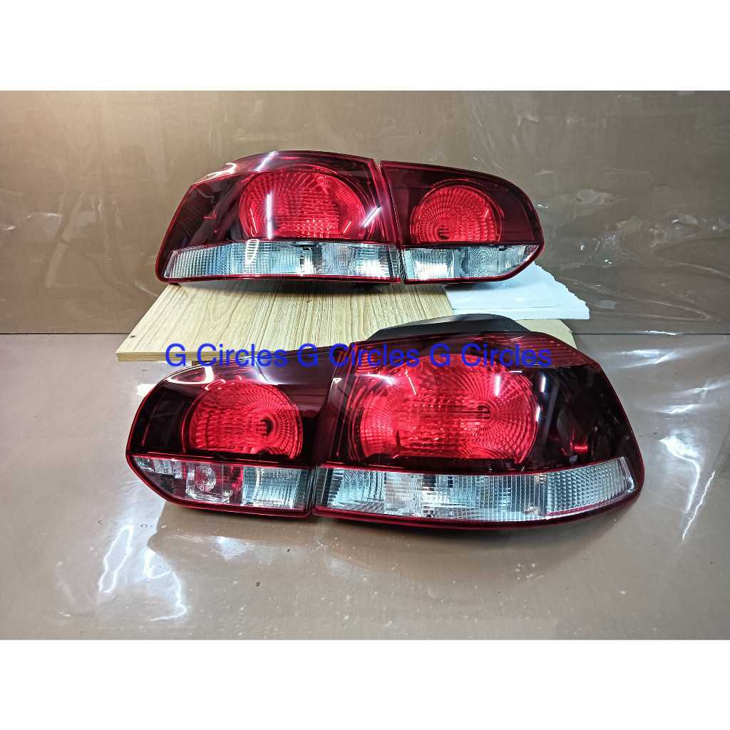 VW Volkswagen Golf MK6 Rear Tail LIght Lamps 1 Set 4 Pieces | Shopee ...