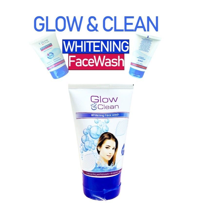 Deep Clean Radiance Glow & Clean Whitening Blue Face Wash | Shopee Malaysia
