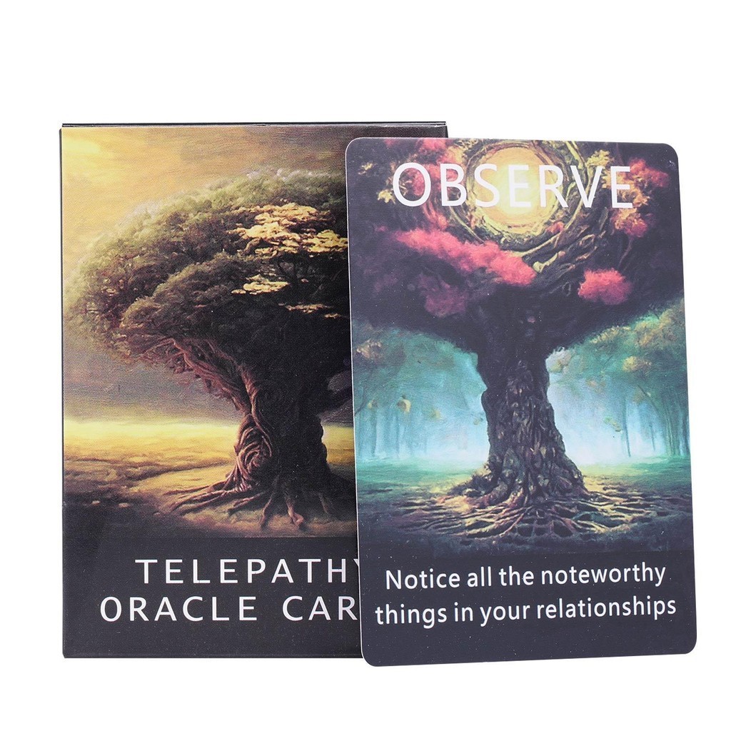 Telepathy Oracle Cards 56-Card Tarot Cards Deck Tarot Cards with ...