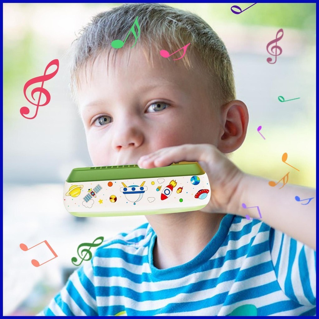 Harmonica Mouth Organ Small Shark Shape Cartoon Kids Harmonica Washable ...