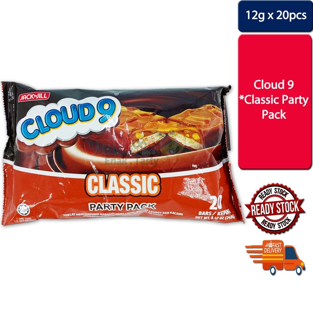 Cloud 9 Classic / Plus Party Jack'n Jill Pack 12g x 20pcs | Shopee Malaysia