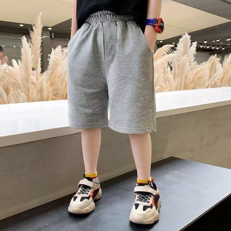 （1-15Y）Children Shorts Summer Boys Pants Five-point Pants Breathable ...