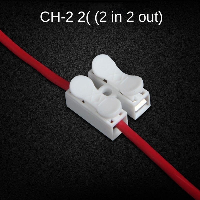 Two-position Push Type Lamp Connector CH2 Quick Connection Terminal ...