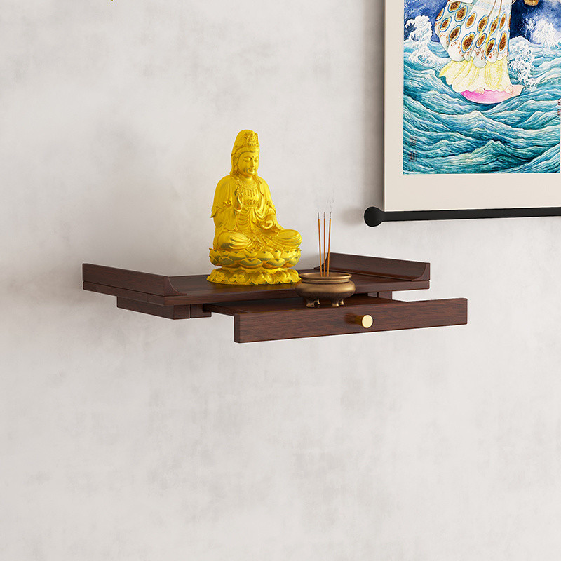 Wall-Mounted Wall Altar Shrine Storage Rack Small Altar | Shopee Malaysia