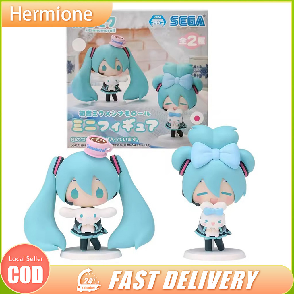 Pvc Anime Hatsune Miku Figure Sanrio With Cinnamoroll Figure Cute ...