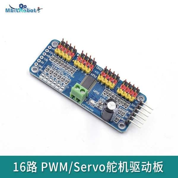 16ch PWM/Servo/Servo Driver Board IIC Interface Driver Module PCA9685 ...