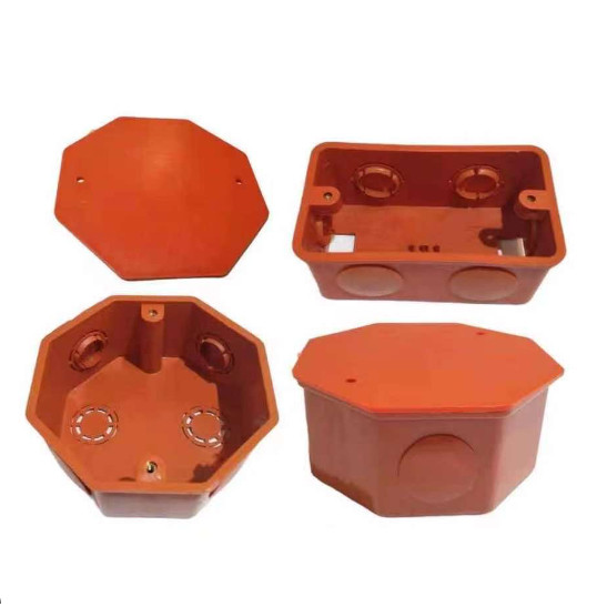 Pvc orange Junction box, Utility box, Junction box cover for electrical ...