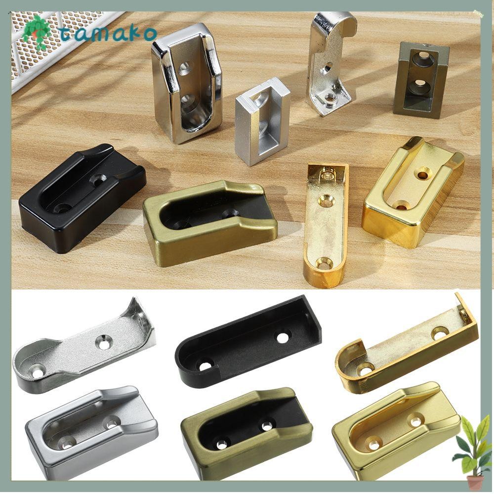 TAMAKO 1Pcs Clothes Hanging Rod Holder Hanging Rod Tool Flange End ...