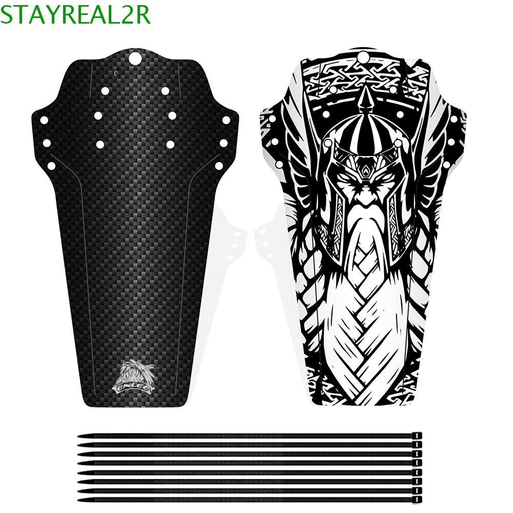 STAYREAL2R Fenders Mountain Bike MTB Carbon Fiber Front/Rear Wheel Mud ...