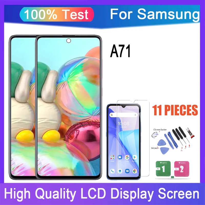 Original AMOLED Samsung Galaxy A71 LCD Display Touch Screen With Frame ...
