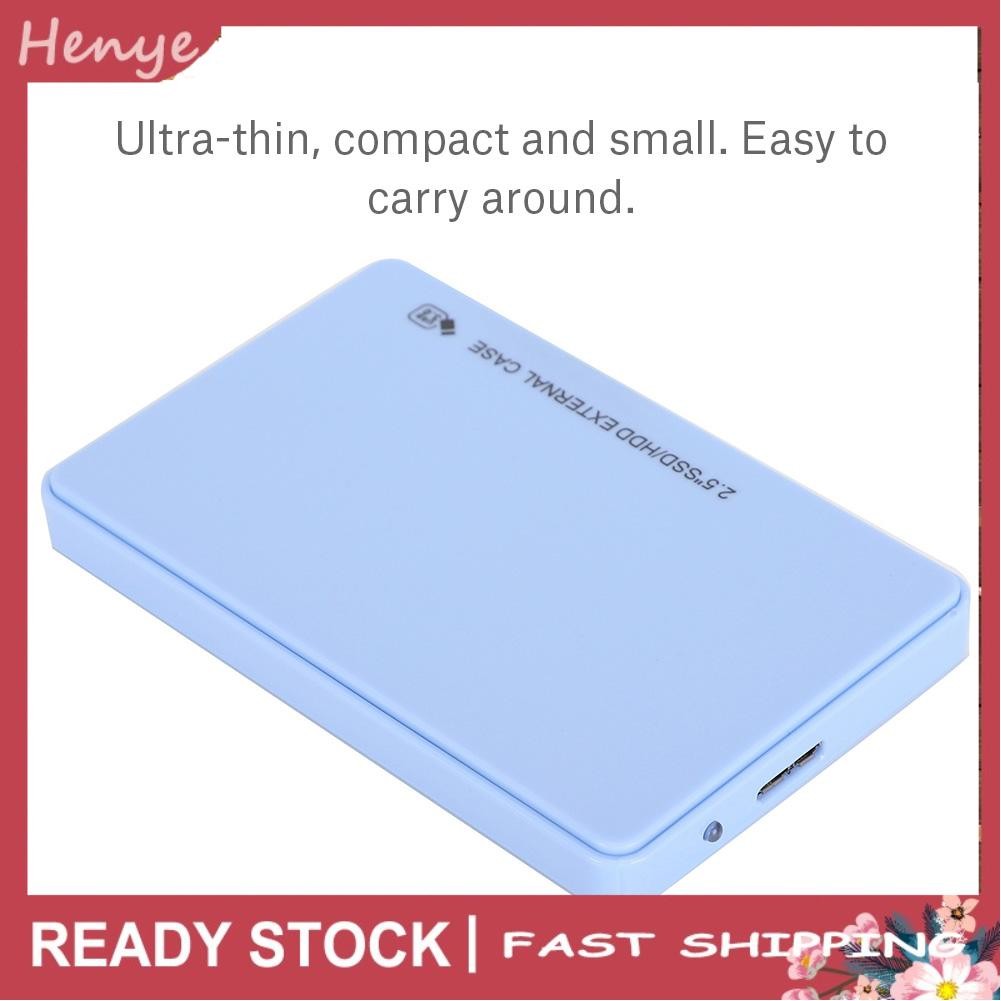 Henye USB Sata Case HDD SATA SSD Hard Drive Enclosure Maximum 1TB ...