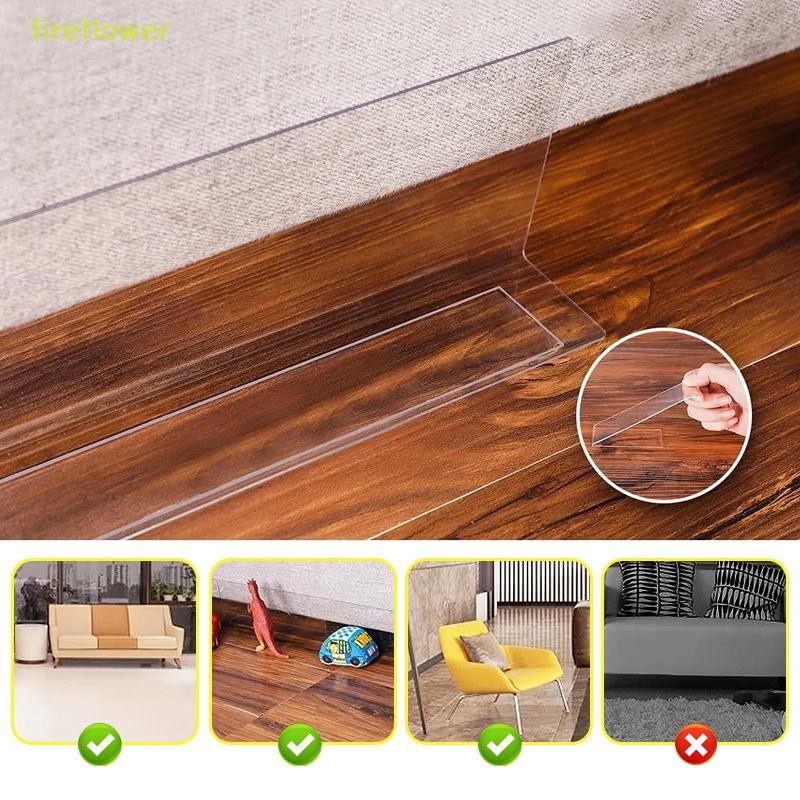 [fireflowerM] Under Couch Blocker Clear Waterproof PVC Toy Blockers Bed ...